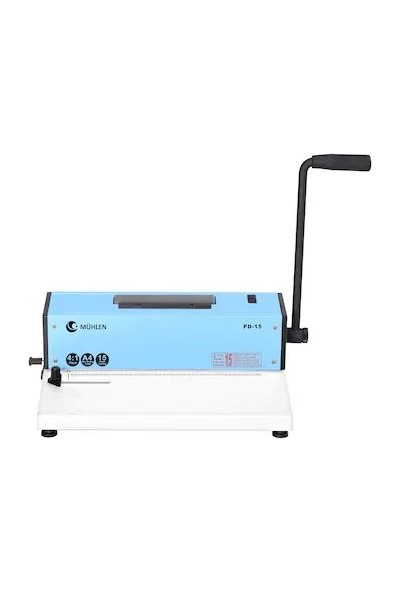 Mühlen Pd-15 Elektrikli Helezon Spiral Ciltleme Makinesi