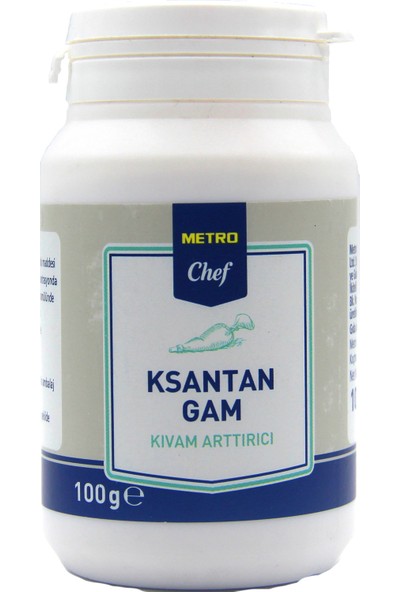 Metro Chef Ksantan Gam Kıvam Artırıcı 100 gr Metro Chef Ksantan Gam Kıvam Artırıcı 100 gr