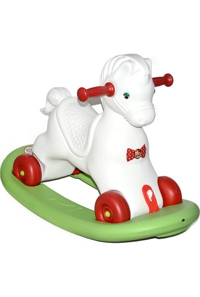 Pasha Kids Tekerlekli ve Sallanan Oyuncak At Pasha Kids Tekerlekli ve Sallanan Oyuncak At