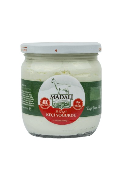 Madalı Çiftliği Keçi Süzme Yoğurt 400 gr Madalı Çiftliği Keçi Süzme Yoğurt 400 gr