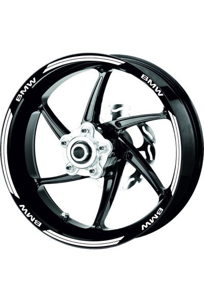 Çınar Extreme BMW Yazılı Double Stripe Floresan Beyaz BMW Jant Şeridi Sticker Çınar Extreme BMW Yazılı Double Stripe Floresan Beyaz BMW Jant Şeridi Sticker