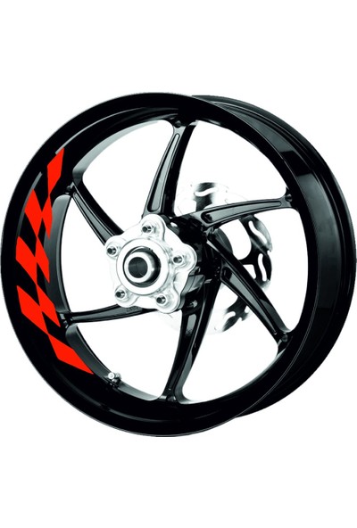 Çınar Extreme Gp Flag Bayraklı Reflektif Kırmızı İç Jant Şeridi Sticker Çınar Extreme Gp Flag Bayraklı Reflektif Kırmızı İç Jant Şeridi Sticker