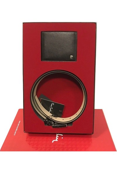 Pierre Cardin Deri Cüzdan Kemer İkili Set