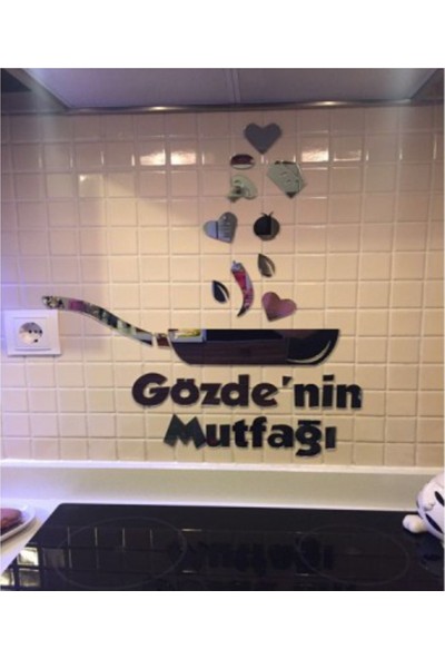 3M Kişiye Isime Özel Pleksi Mutfak Aynası | Mutfak Süsü 3M Kişiye Isime Özel Pleksi Mutfak Aynası | Mutfak Süsü