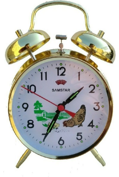 Samstar Çalar Saat Kurmalı Metal Samstar Çalar Saat Kurmalı Metal