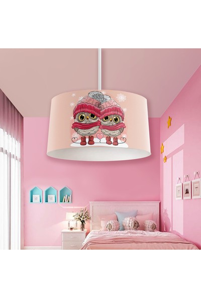 Bebişim Halı Baykuşlu bha2141 Çocuk Odası Sarkıt Avize