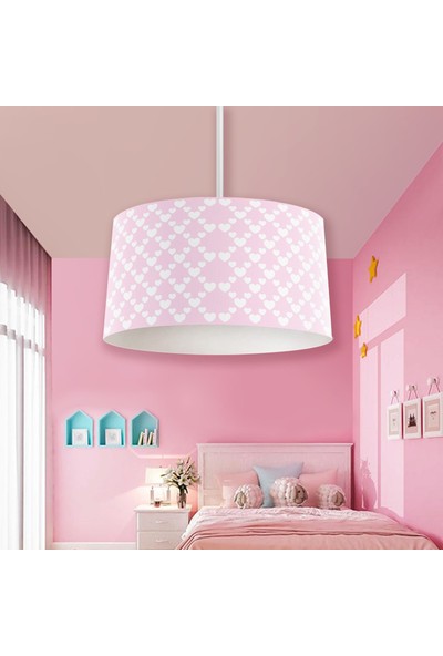 Bebişim Halı Kalpli bha2050 Çocuk Odası Sarkıt Avize