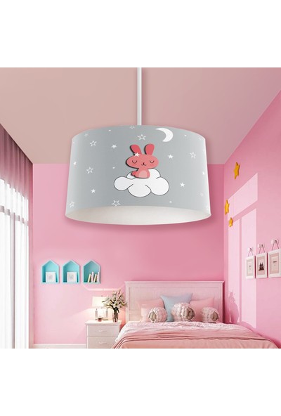 Bebişim Halı Tavşanlı bha2198 Çocuk Odası Sarkıt Avize