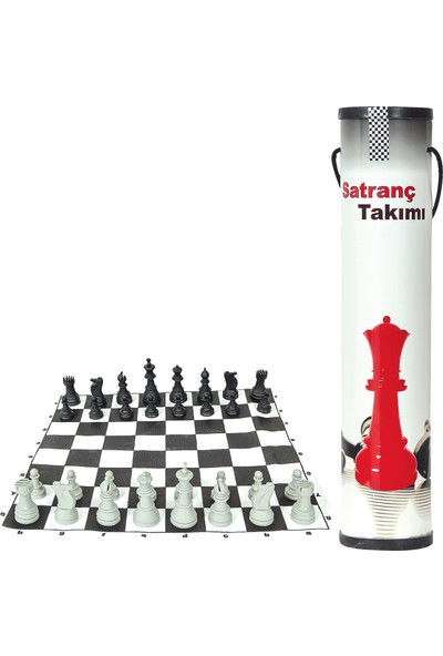 Sedef Okey Karton Rulo Satranç Takımı Sedef Okey Karton Rulo Satranç Takımı
