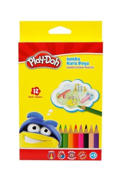 Play-Doh Jumbo Woodfree Üçgen Kuru Boya Play-Doh Jumbo Woodfree Üçgen Kuru Boya