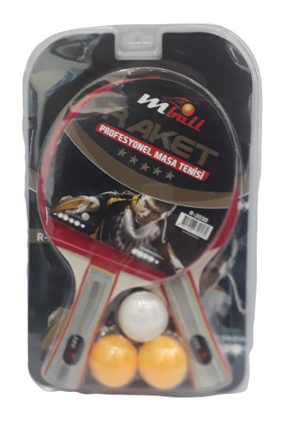 Mball Masa Tenisi Raketi Çiftli Mball R-2030 Seti Mball Masa Tenisi Raketi Çiftli Mball R-2030 Seti