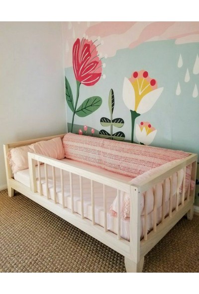 Köşk Mobilya Montessori Yatak Doğal Ahşap Köşk Mobilya Montessori Yatak Doğal Ahşap