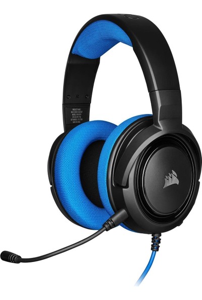 Corsair HS35 Stereo Mavi Oyuncu Kulaklık-CA-9011196-EU Corsair HS35 Stereo Mavi Oyuncu Kulaklık-CA-9011196-EU