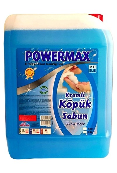 Powermax Köpük Sabun 5 kg Yeni Formüllü