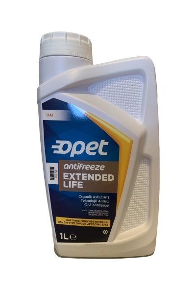 Opet Antifriz Extended Life Kırmızı Antifriz 1 Litre Opet Antifriz Extended Life Kırmızı Antifriz 1 Litre