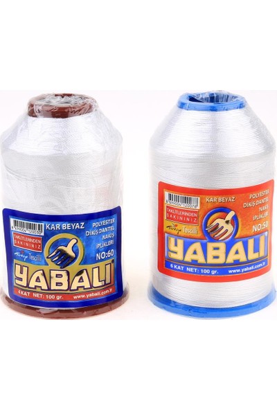 Yabalı No 50 Polyester Dantel İpi 100 gr Yabalı No 50 Polyester Dantel İpi 100 gr