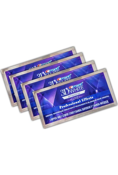 Crest 3D White Professıonal Effects Diş Beyazlatma Bandı 8 Bant(4paket) Crest 3D White Professıonal Effects Diş Beyazlatma Bandı 8 Bant(4paket)