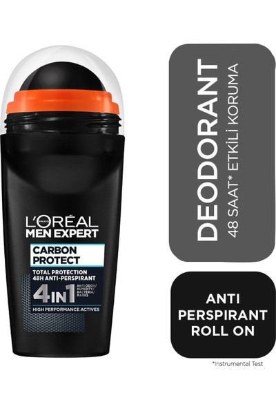 L'Oréal Paris Men Expert Carbon Protect Antı Perspırant Roll On 50ml