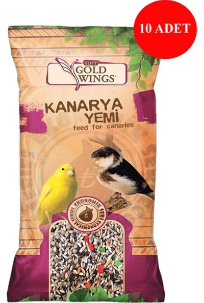 Gold Wings Meyveli Kanarya Yemi 300 gr x 10 Adet Gold Wings Meyveli Kanarya Yemi 300 gr x 10 Adet