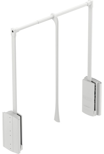 Tek Gardrop Askı Asansör Beyaz