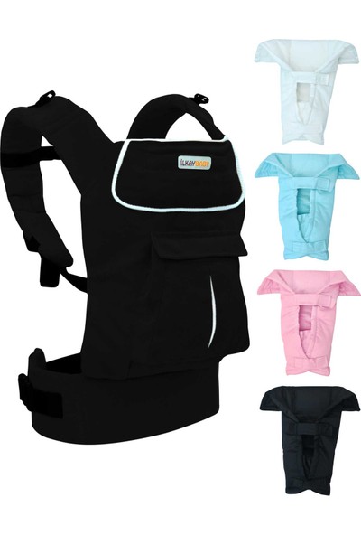 İlk-Ay Baby Solo Model Ergonomik Kanguru - Siyah Yenidoğan İlk-Ay Baby Solo Model Ergonomik Kanguru - Siyah Yenidoğan