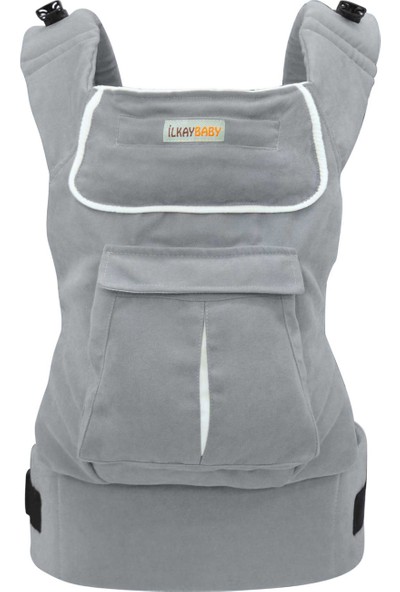İlk-Ay Baby Solo Model Ergonomik Kanguru - Gri İlk-Ay Baby Solo Model Ergonomik Kanguru - Gri