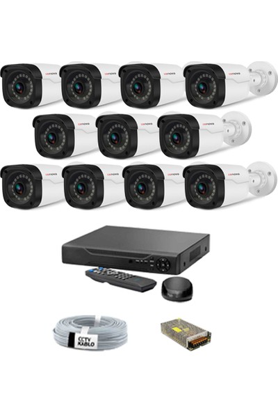 Proje Kamera 11 Kameralı Dış Mekan Güvenlik Sistemleri