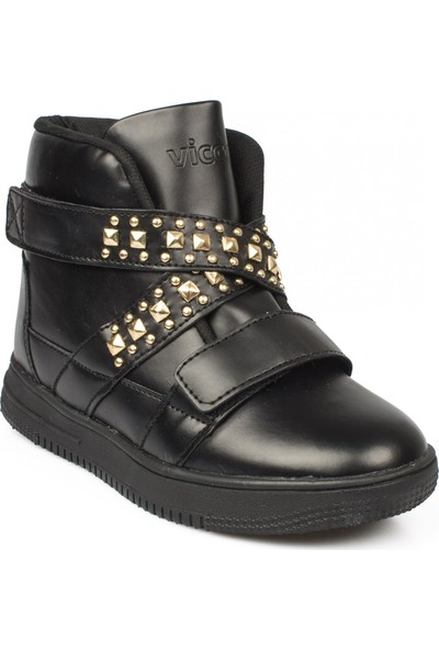Vicco 946.p19K.258 Patik Siyah Çocuk Bot