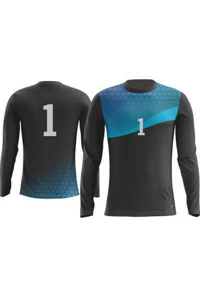 Freysport Petek Desenli Kaleci Forması (Sünger Takviyeli Kaleci Kazağı)