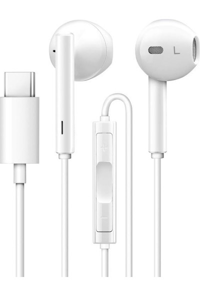 Mahtex Type-C Girişli Kulaklık Mikrofonlu Telefon + Müzik Mahtex Type-C Girişli Kulaklık Mikrofonlu Telefon + Müzik
