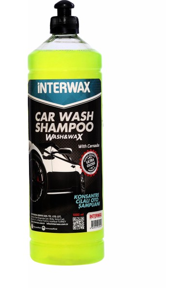 Interwax Cilalı Oto Şampuanı 1 L