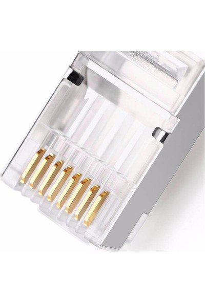 Ugreen Cat6 RJ45 Metal Jack Konnektör Ugreen Cat6 RJ45 Metal Jack Konnektör