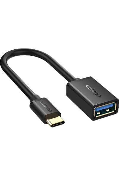Ugreen Type-C USB 3.0 Dönüştürücü Adaptör Siyah Ugreen Type-C USB 3.0 Dönüştürücü Adaptör Siyah
