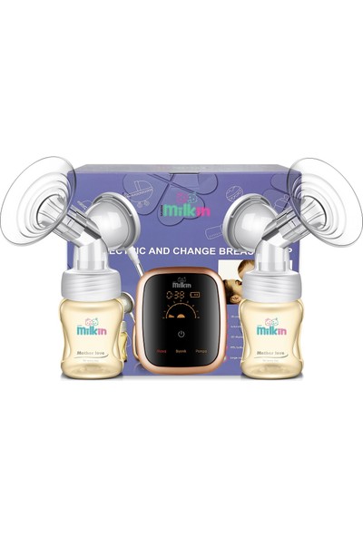Milk İn Ebp960 Çiftli Elektrikli Göğüs Pompası - Şarjlı Göğüs Pompası - Süt Pompası Milk İn Ebp960 Çiftli Elektrikli Göğüs Pompası - Şarjlı Göğüs Pompası - Süt Pompası