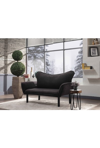 Pafu Chatto İkili Koltuk - Siyah