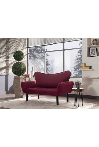 Pafu Chatto İkili Koltuk - Bordo