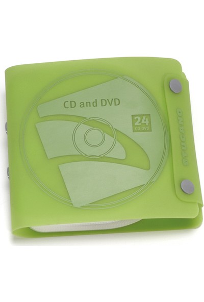 Tucano PCD-GM24-V Gomma 24'lü CD Çantası Yeşil