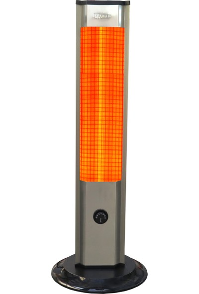 UFOMAX Kule Tipi Termostatlı -INOX- 2500W Micatronic Isıtıcı - ALÜMİNYUM GÖVDE CC-410 UFOMAX Kule Tipi Termostatlı -INOX- 2500W Micatronic Isıtıcı - ALÜMİNYUM GÖVDE CC-410