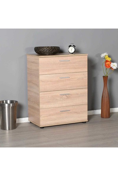 Adore Trendline 4 Çekmeceli Şifonyer - Sonoma
