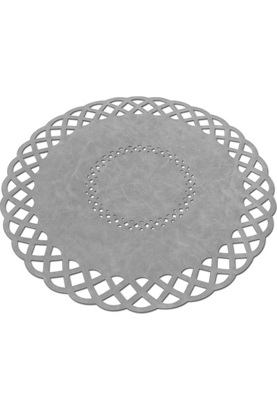 Deriver Home Yuvarlak Amerikan Servisi Gri Deriver Home Yuvarlak Amerikan Servisi Gri