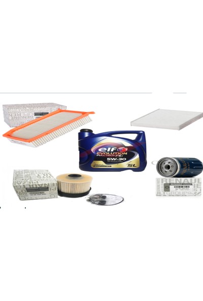 Clio 4 Bakım Seti Yağ/ Filtre