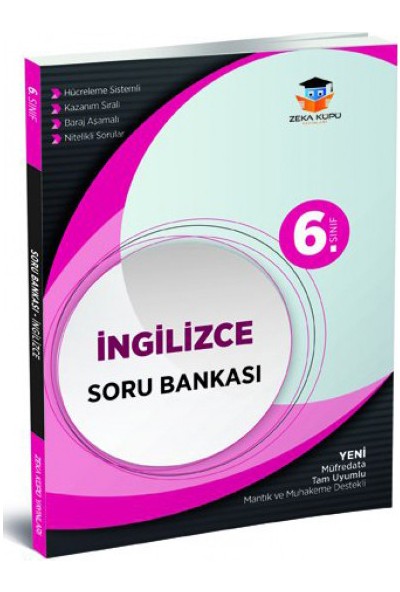 Zeka Küpü Yayınları 6.Sınıf İngilizce Soru Bankası Zeka Küpü Yayınları 6.Sınıf İngilizce Soru Bankası