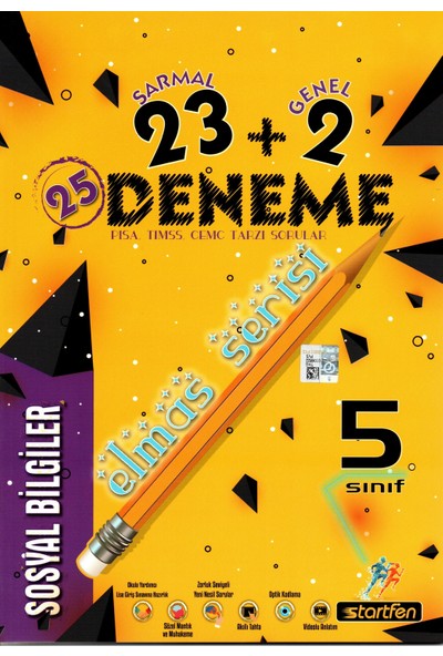 Startfen Yayınları 5. Sınıf Sosyal Bilgiler 23 + 2 Elmas Serisi Deneme Startfen Yayınları 5. Sınıf Sosyal Bilgiler 23 + 2 Elmas Serisi Deneme