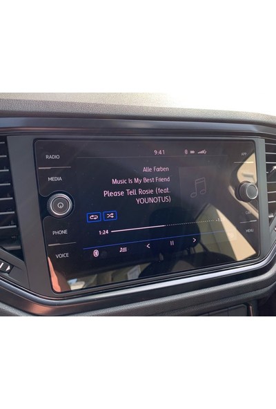 Cayka Volkswagen Tiguan Atlas 2018-2019 Model Navigasyon Nano Ekran Koruyucuus Cayka Volkswagen Tiguan Atlas 2018-2019 Model Navigasyon Nano Ekran Koruyucuus