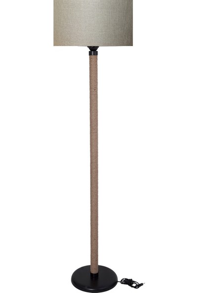 Karino Deco Halat Lambader Açık Kahve Kumaş Başlık