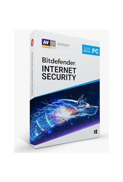 Bitdefender 2019 Internet Security 1 Yıl 5 Kullanıcı Bitdefender 2019 Internet Security 1 Yıl 5 Kullanıcı