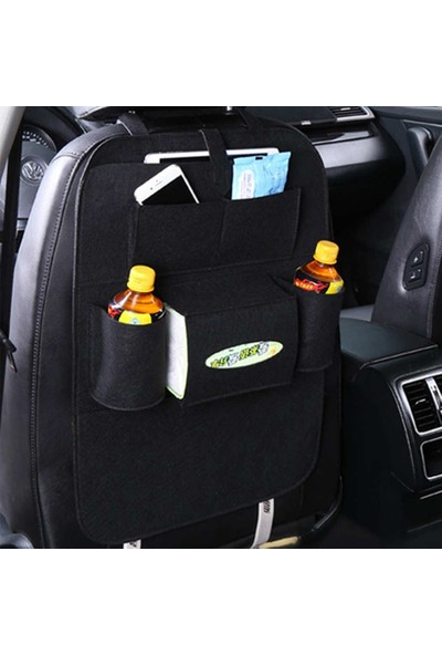 Ankaflex Araç Koltuk Arkası Keçe Düzenleyici 2 Adet Siyah