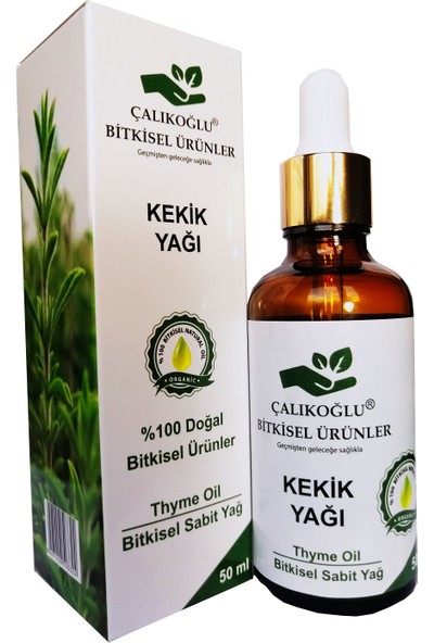 Çalıkoğlu Bitkisel Ürünler Organik Kekik Yağı 50 ml Çalıkoğlu Bitkisel Ürünler Organik Kekik Yağı 50 ml