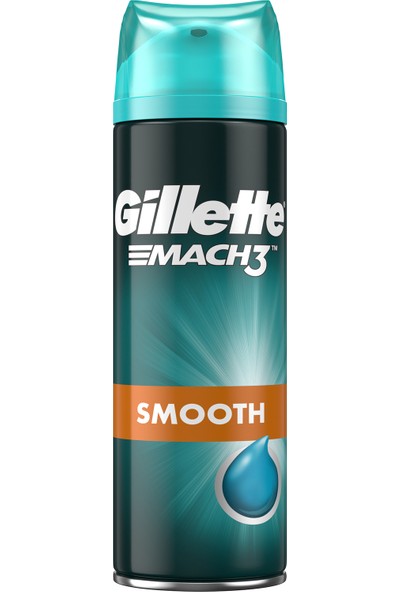 Gillette Mach3 Yakın ve Pürüzsüz Tıraş 200 ml Tıraş Jeli