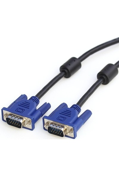 Etc Filtreli VGA Kablo Monitör Projeksiyon Kablosu - 1.5 mt Etc Filtreli VGA Kablo Monitör Projeksiyon Kablosu - 1.5 mt
